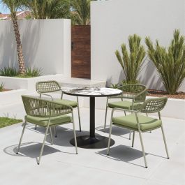 704215 - Batu Dining Table Gray & Black
