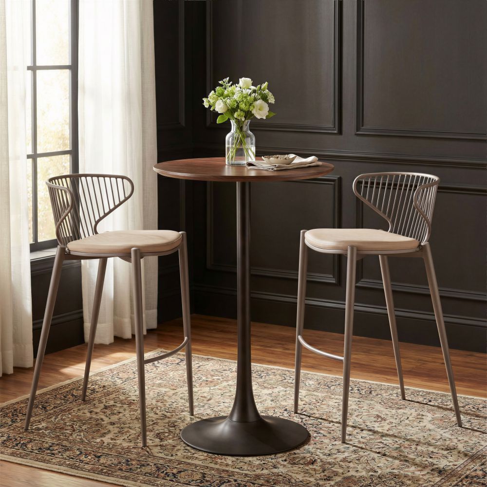 109830 - Auray Bar Table Brown